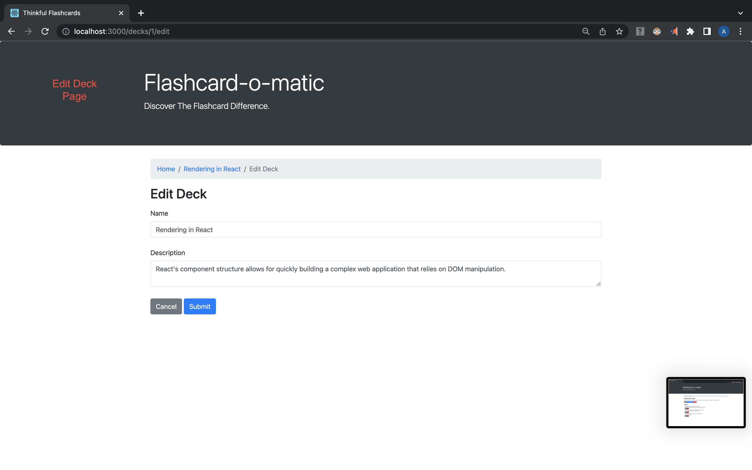 GitHub - tonyDcoder5/module27-study-tool-app: Module 27 Capstone: Flashcard app - Thinkful ...