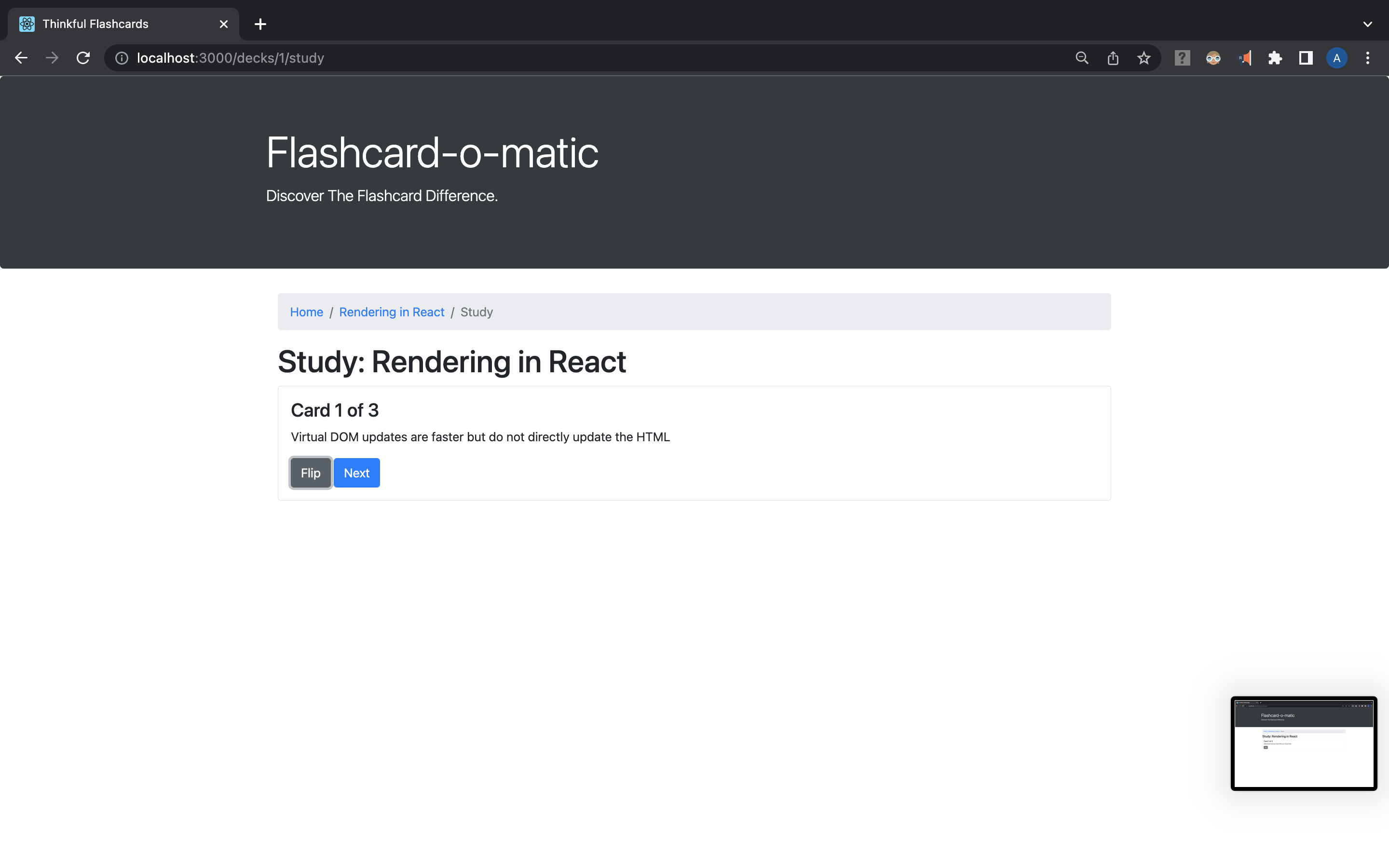 GitHub - tonyDcoder5/module27-study-tool-app: Module 27 Capstone: Flashcard app - Thinkful ...