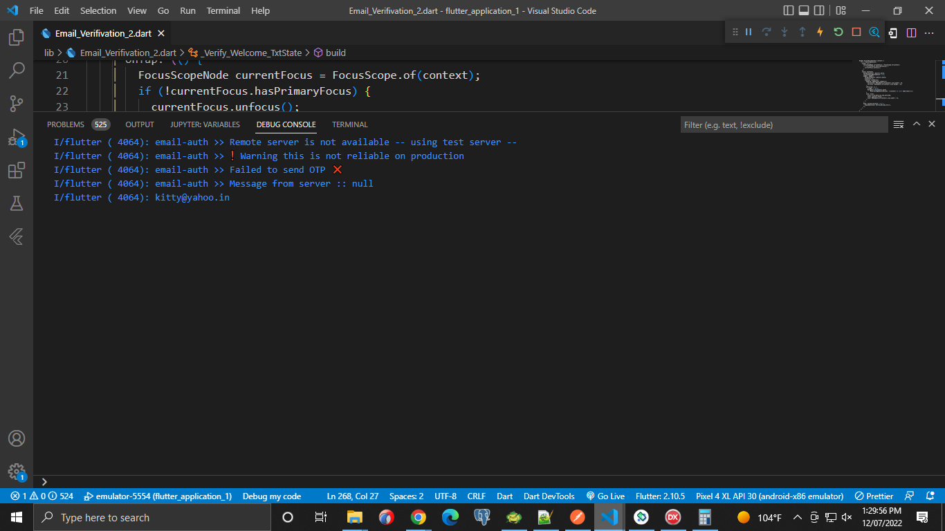 Package Error Unable to access server. 😑 · Issue #56 · saran-surya/email_auth_node · GitHub