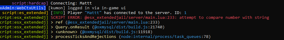 keep getting nils · Issue #117 · overextended/oxmysql · GitHub