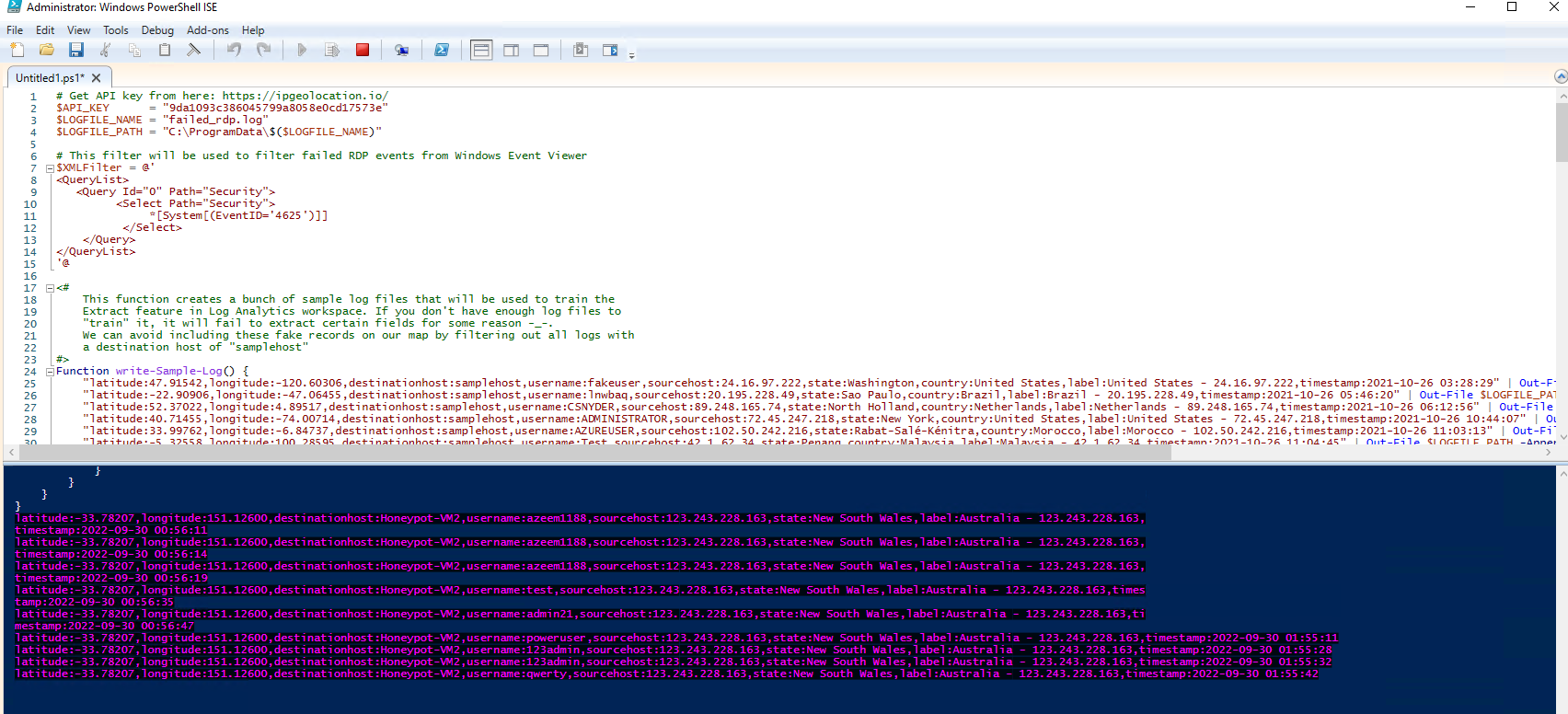 GitHub - Arafath-Azeem/Sentinel-Honeypot: Detecting brute-force attack and mapping it to IP ...