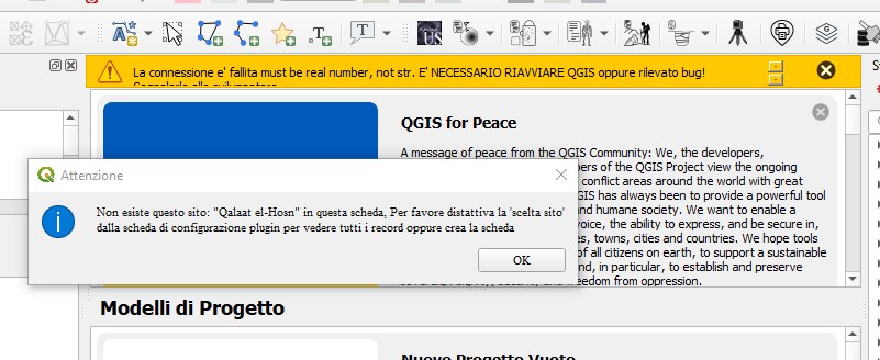 PROBLEMA APERTURA SCHEDA US DOPO AGGIORNAMENTO DB A SPATIALITE 5 - PYARCHINIT V. 4.3.0. · Issue ...