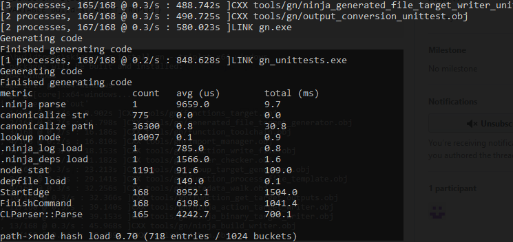[NINJA] progress status · Issue #7112 · microsoft/vcpkg · GitHub