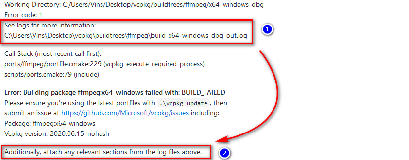 [ffmpeg] build failure · Issue #12826 · microsoft/vcpkg · GitHub