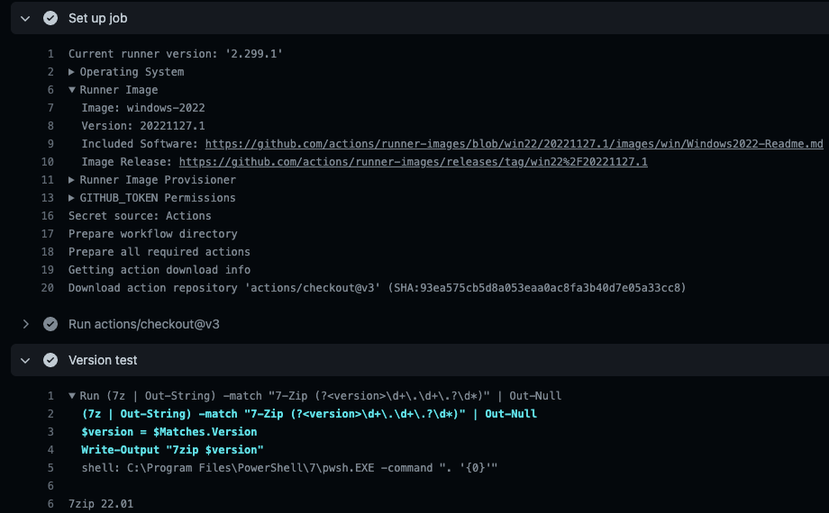 7z version unexpectedly changed? · Issue #6672 · actions/runner-images · GitHub