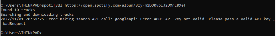Hi bro, i meet this problem, how can i fix it? · Issue #176 · SwapnilSoni1999/spotify-dl · GitHub