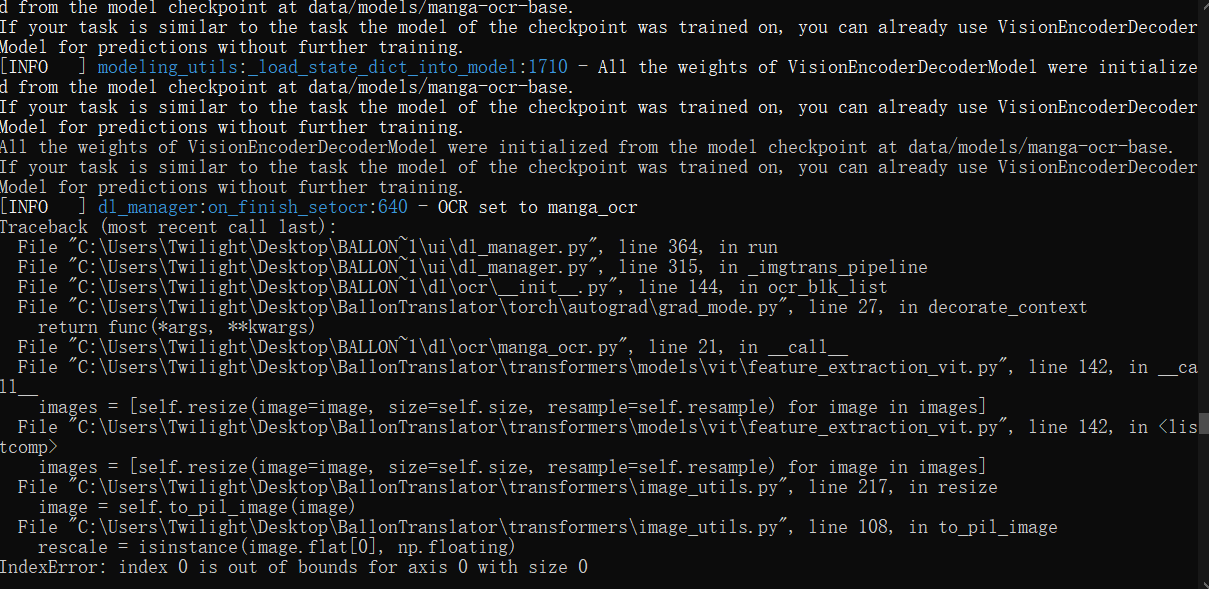 Failed to set manga_ocr:No module named 'asyncio' K Show Details... · Issue #57 · dmMaze ...