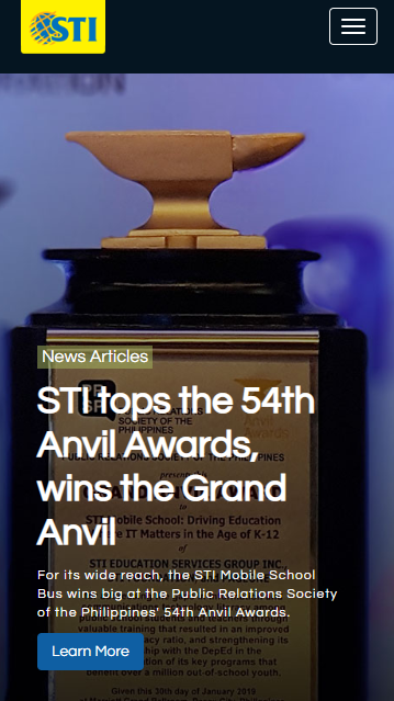 STI.EDU inclusion suggestion to expo gallery · Issue #2392 · twbs/bootstrap-expo · GitHub