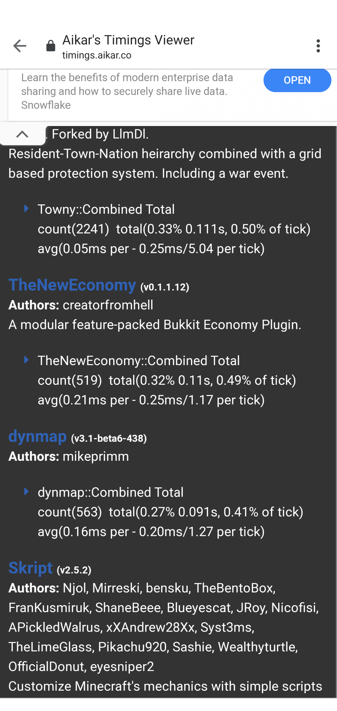 Thread-Dump · Issue #454 · TheNewEconomy/TNE-Bukkit · GitHub
