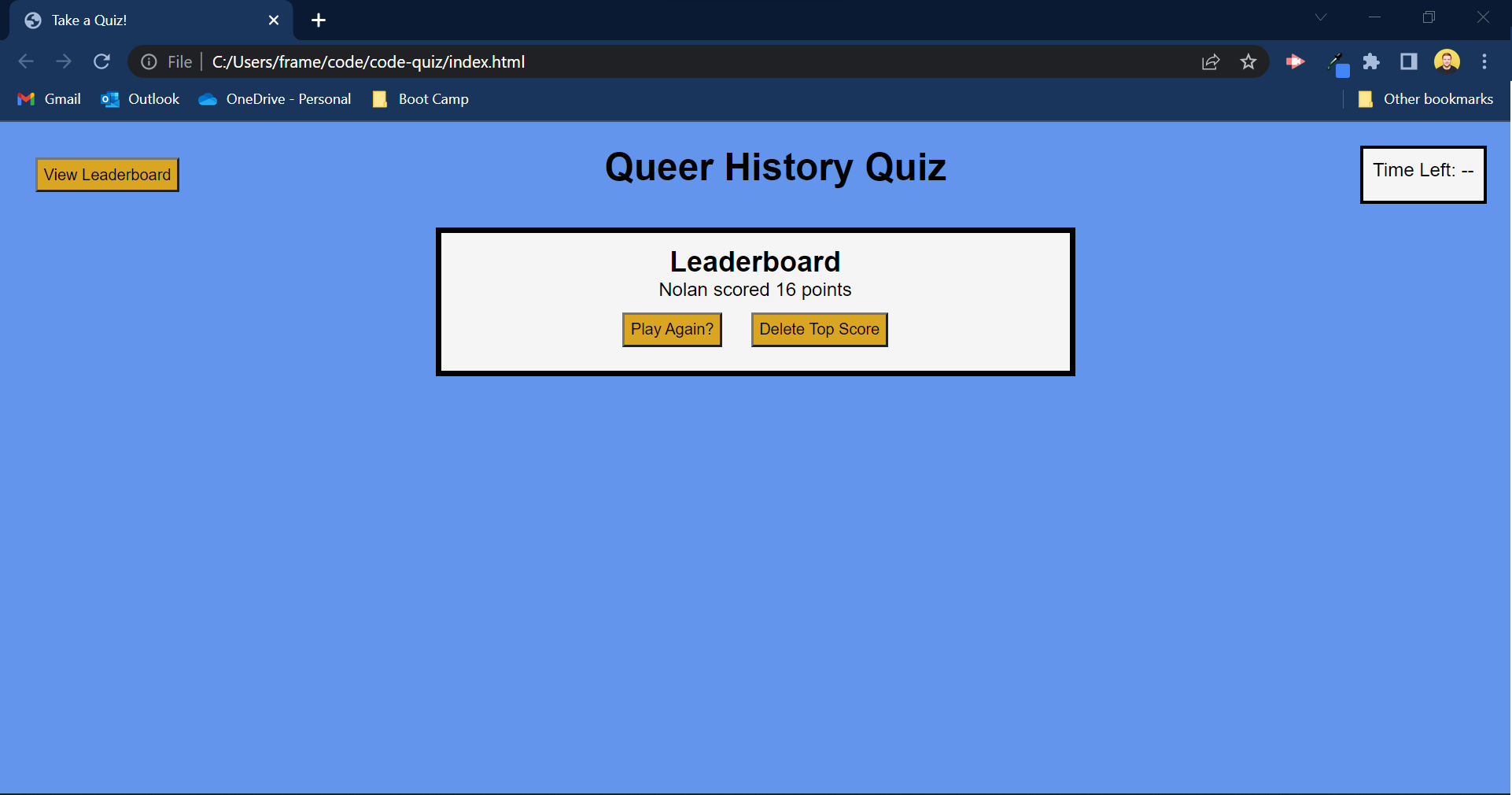 GitHub - framenolan/queer-history-quiz: A web based quiz on queer ...