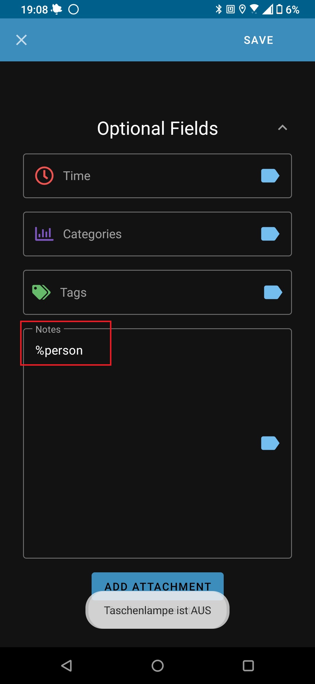 Notes field is not correctly assigned in Tasker Plugin · Issue #160 ...