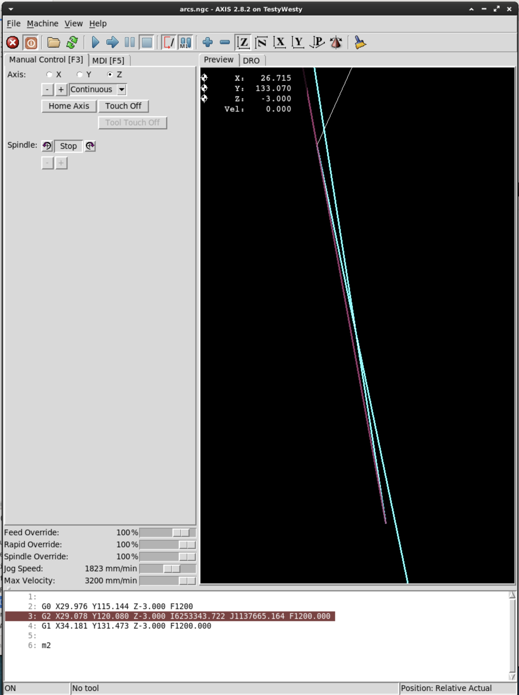 Linuxcnc interprets Freecad postprocessor Gcode lines with big Parameters I and j wrong, · Issue ...