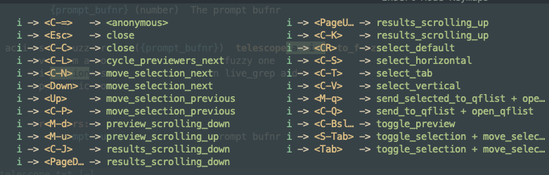 Provide option to reword and hide keymapping the `actions.which_key ...