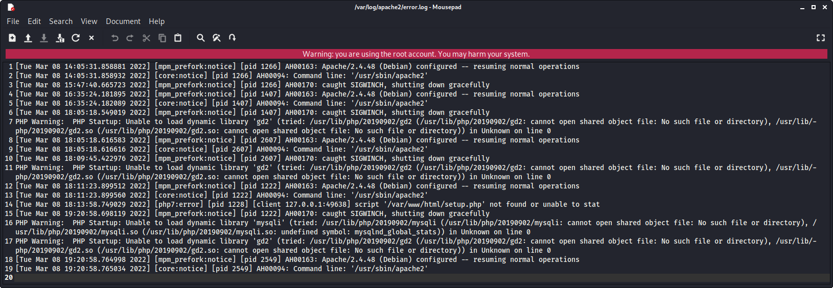 DVWA installation following README did not work · Issue #482 · digininja/DVWA · GitHub