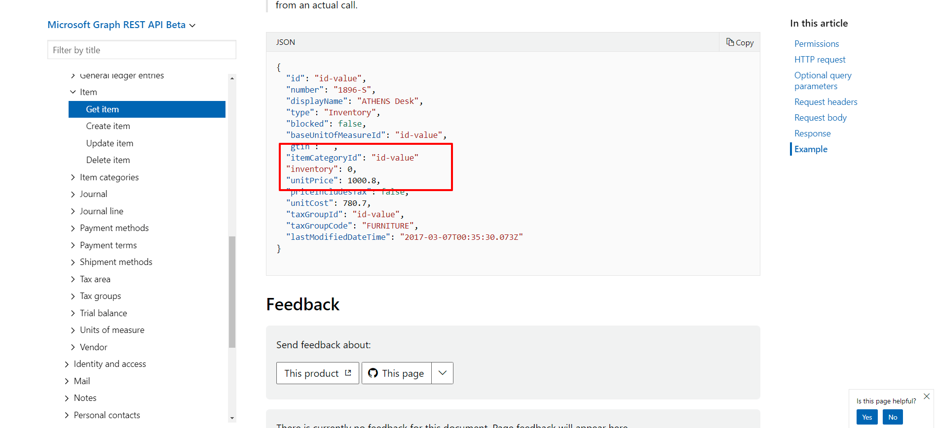 The Response Format Of Json Is Incorrect In Graphapi Financials Get 