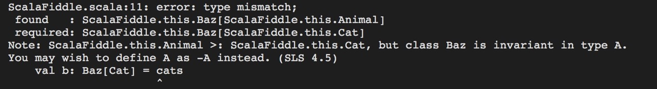 Better error messages for incompatibilities due to variance · Issue ...