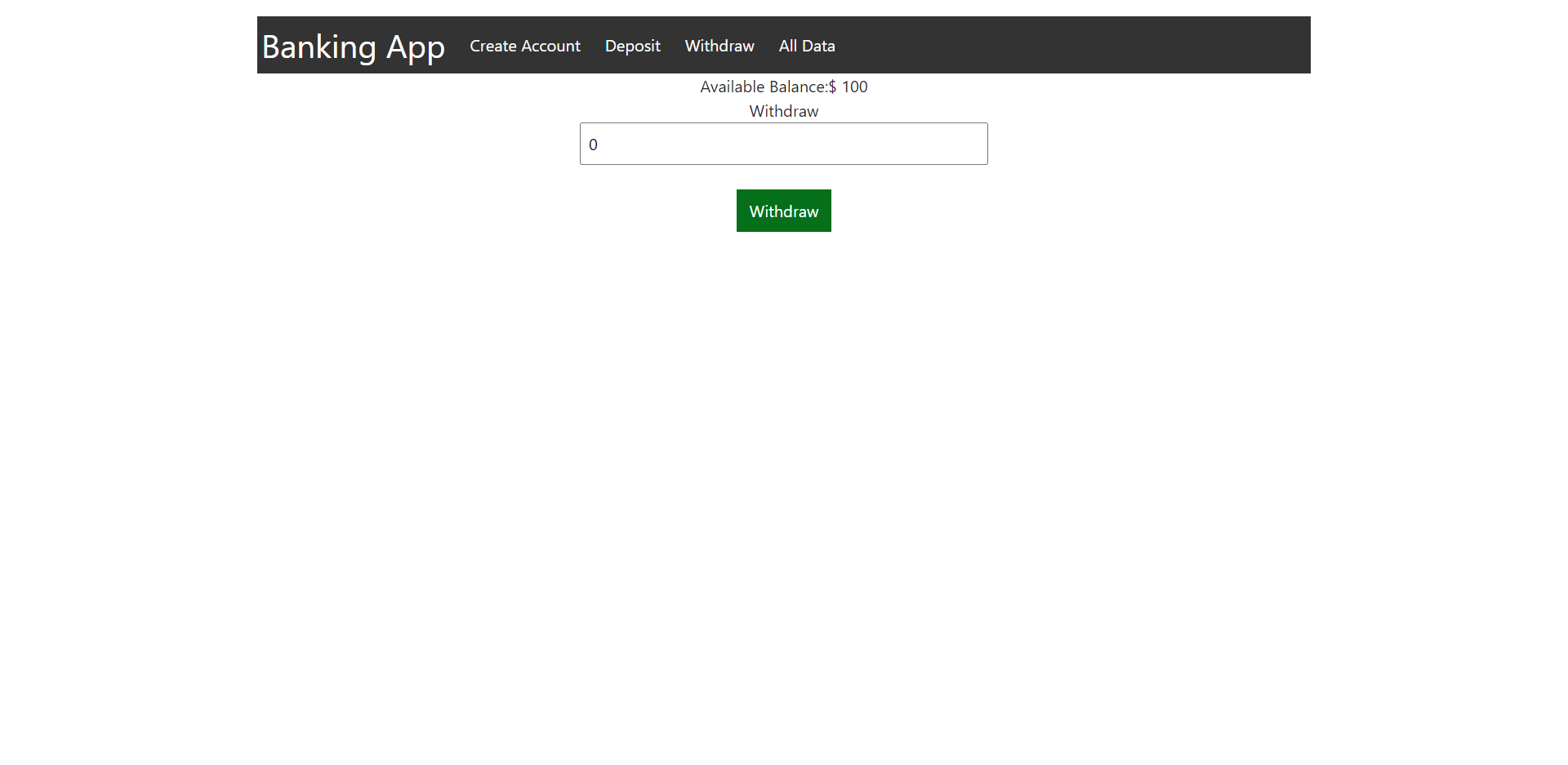 GitHub - MichaelPresson/BankingApplication: A simple banking application