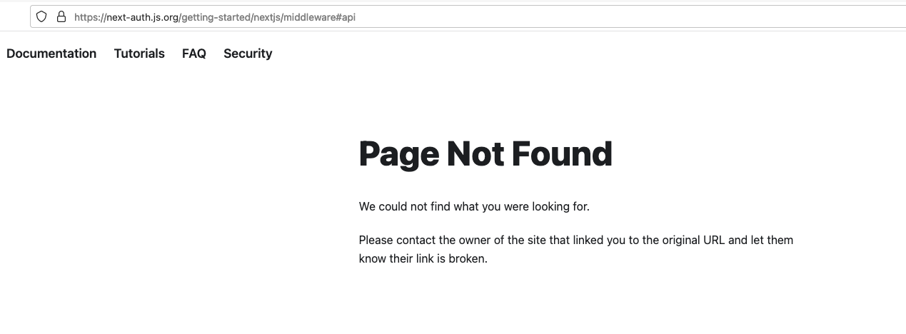 Non Existing Page Linked In The Code · Issue 5489 · Nextauthjs Next