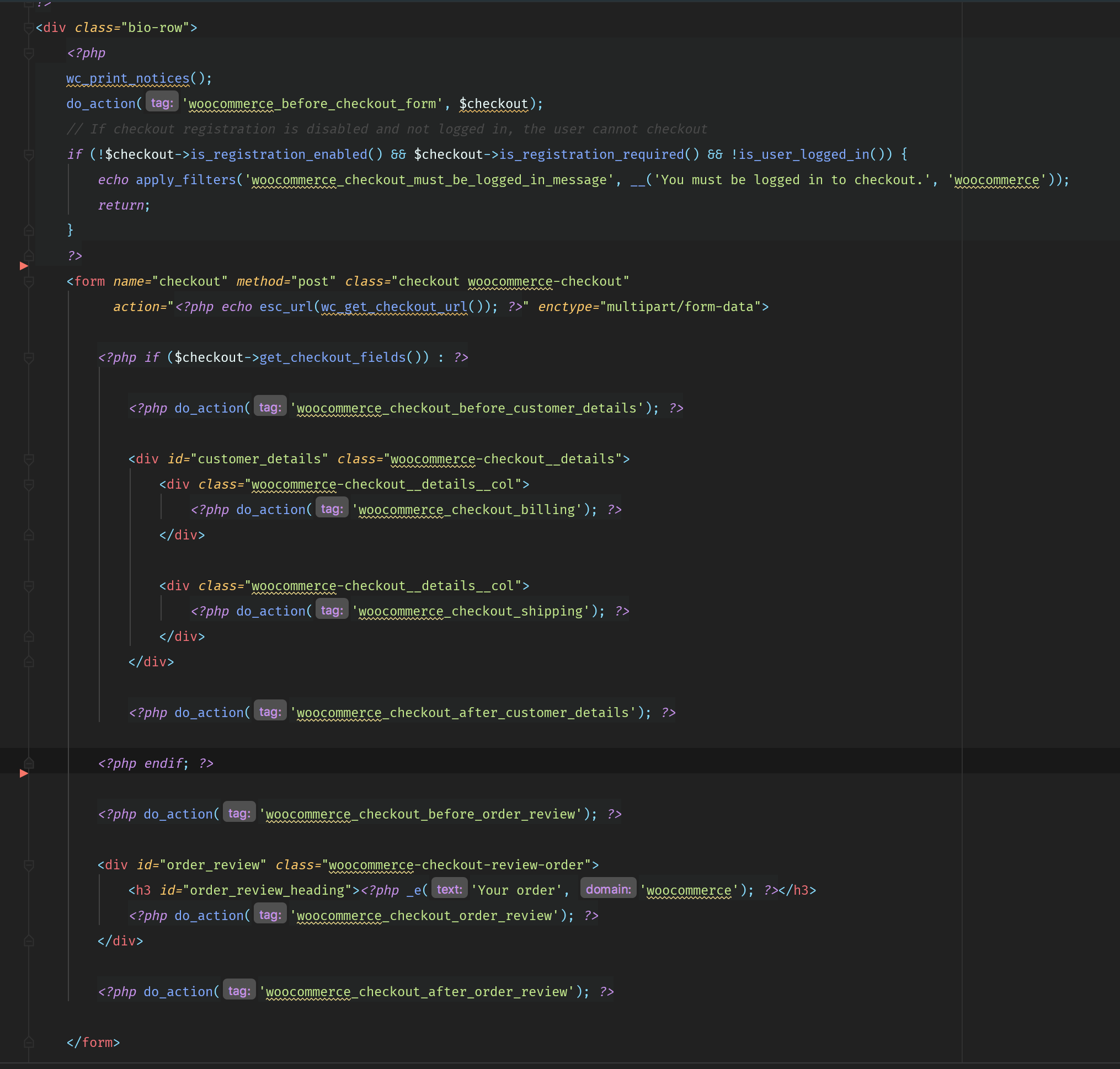 Can't submit the checkout form - "We were unable to process your order ...