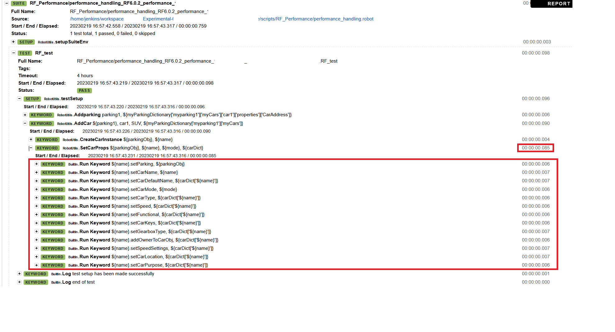 Performance Regression When Using `run Keyword` And Keyword Name Contains A Variable · Issue