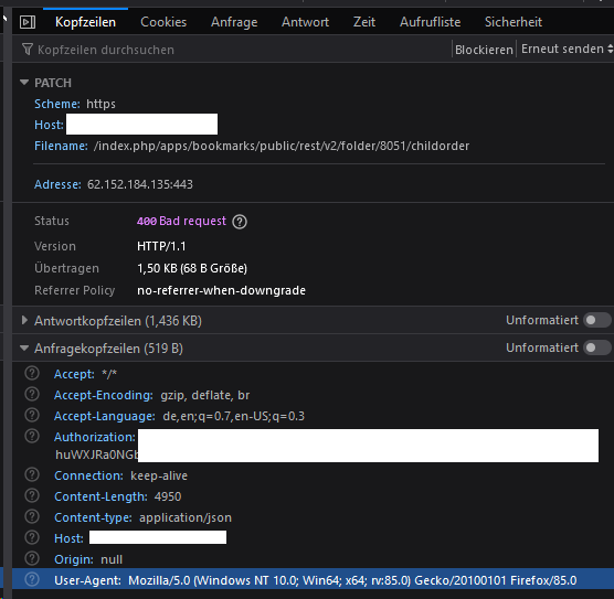 Bug? "Invalid children order: To many children" · Issue #745 · floccusaddon/floccus · GitHub