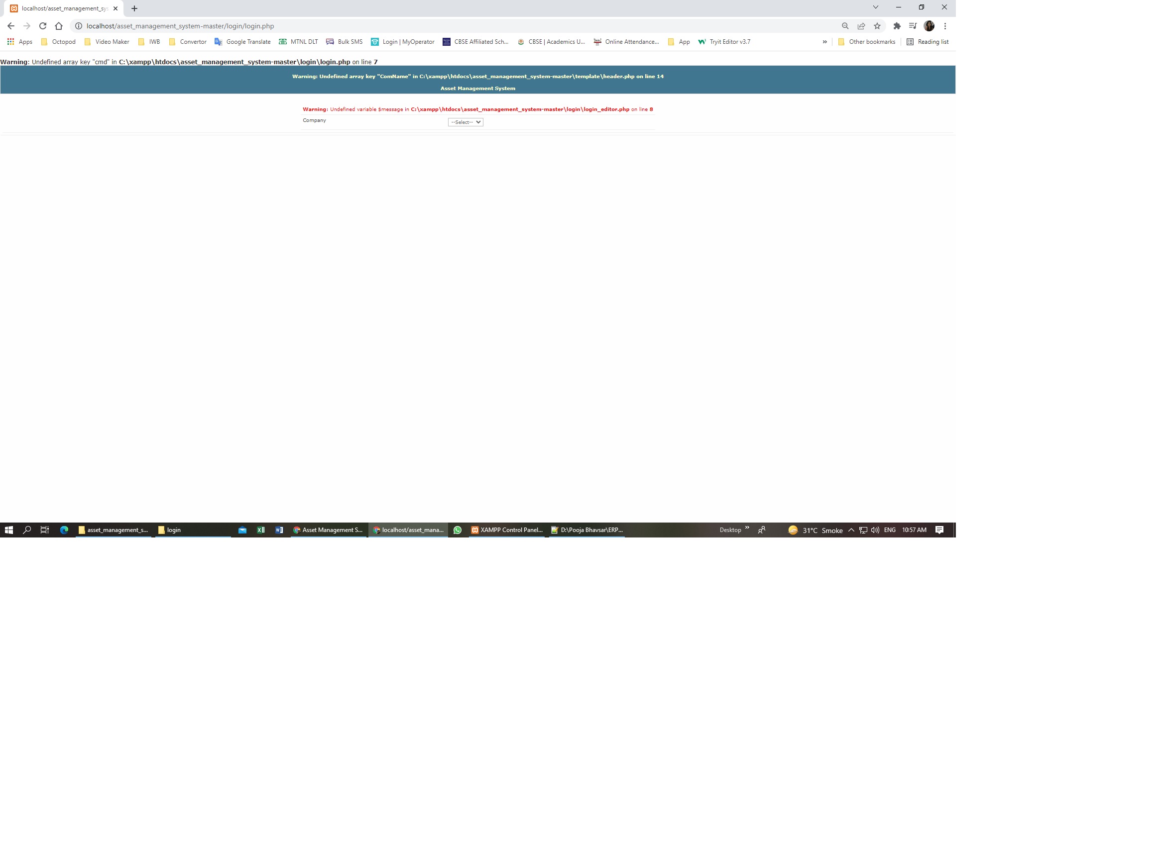 Error Solution · Issue #1 · amirul1000/asset_management_system · GitHub