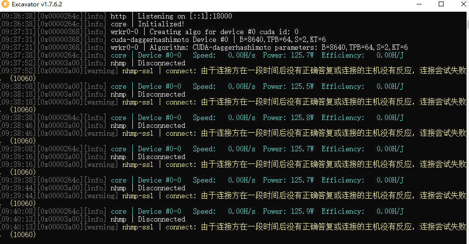 [QUESTION] 安装后连接一直提示连接主机没有反应错误代码10060 · Issue #779 · nicehash/NiceHashQuickMiner · GitHub