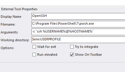 Use native OpenSSH client on newer Windows 10 · Issue #1262 · mRemoteNG/mRemoteNG · GitHub