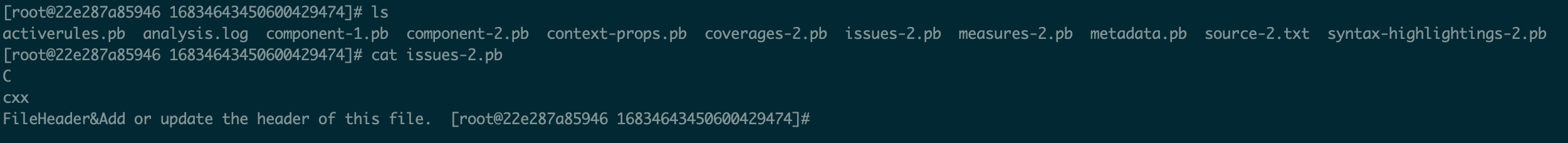 hello_world scanning found 1 issue. but no issue displayed on dashboard ...