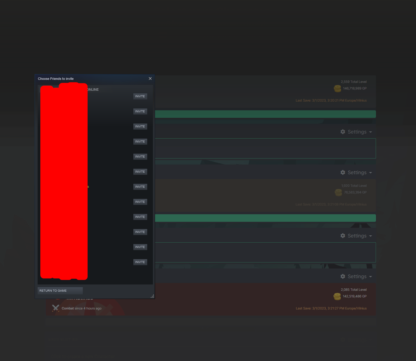 Bug Steam Overlay Bugs The Game Itself · Issue 3241 · Melvoridle · Github