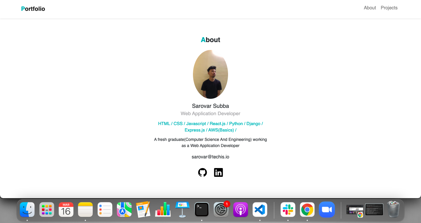 GitHub - sarovar-hang-subba/Portfolio: Portfolio Project