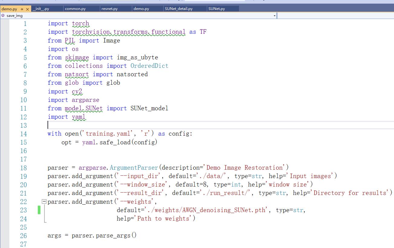 demo · Issue #13 · FanChiMao/SUNet · GitHub