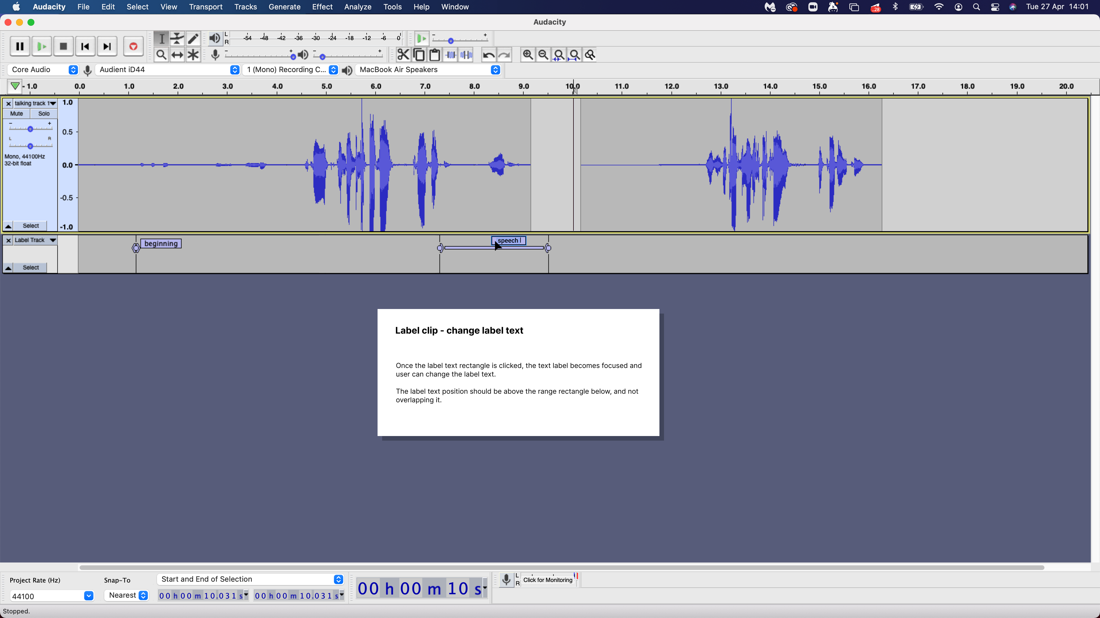 Labels track items selection, navigation, editing changes · Issue #1195 ...