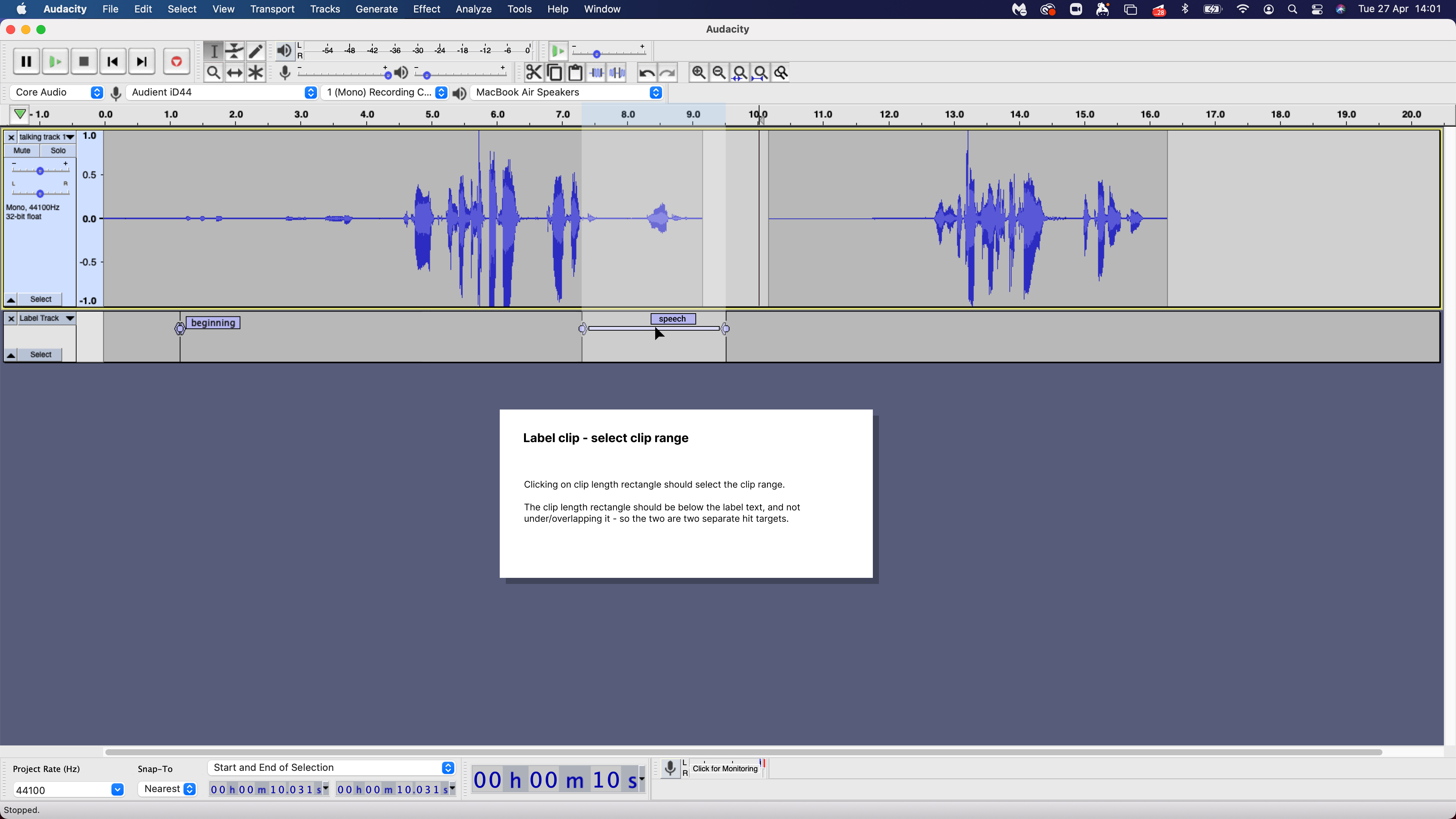 Labels track items selection, navigation, editing changes · Issue #1195 ...