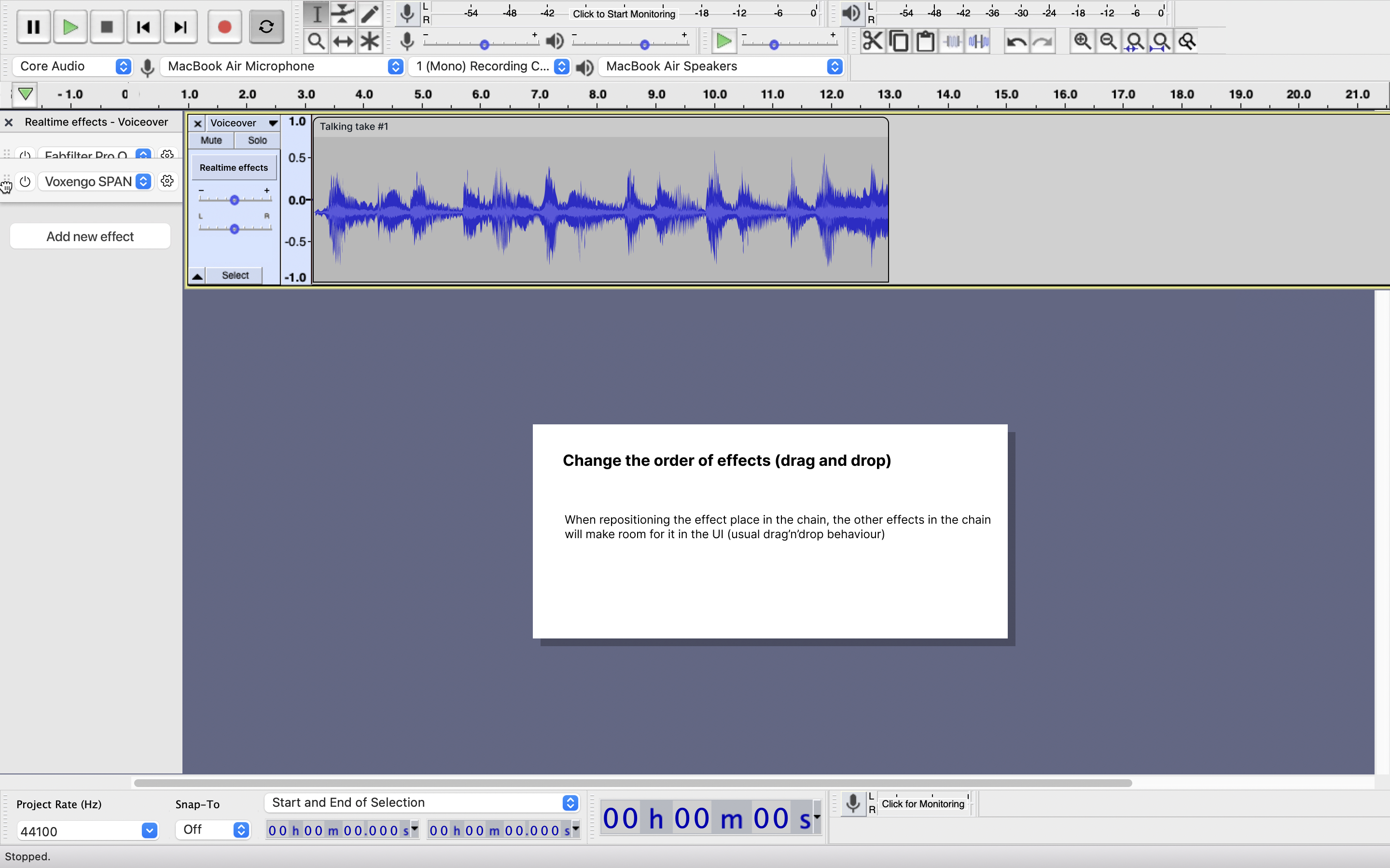 Stackable effects · Issue #992 · audacity/audacity · GitHub
