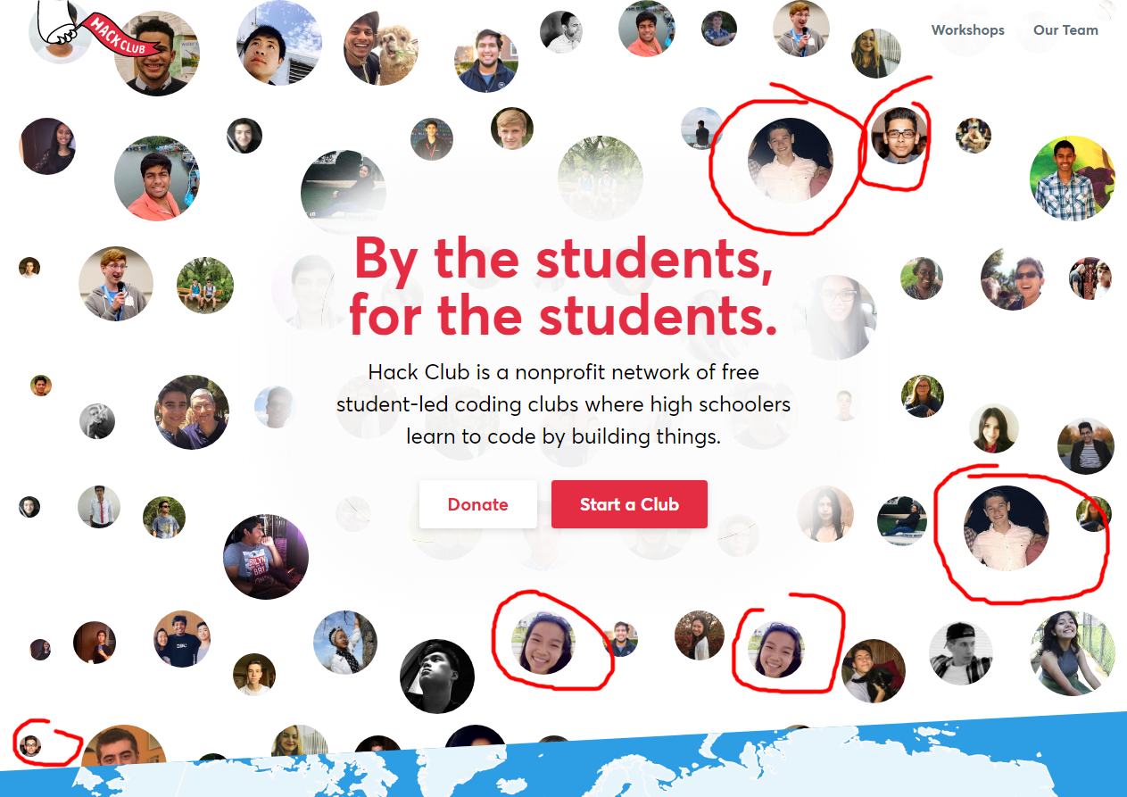 Same profile picture shown multiple times · Issue #45 · hackclub/v2 · GitHub