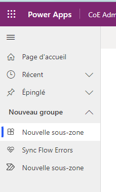 [CoE Starter Kit - QUESTION] COE - Admin Command center - navigation menu issues · Issue #4973 ...