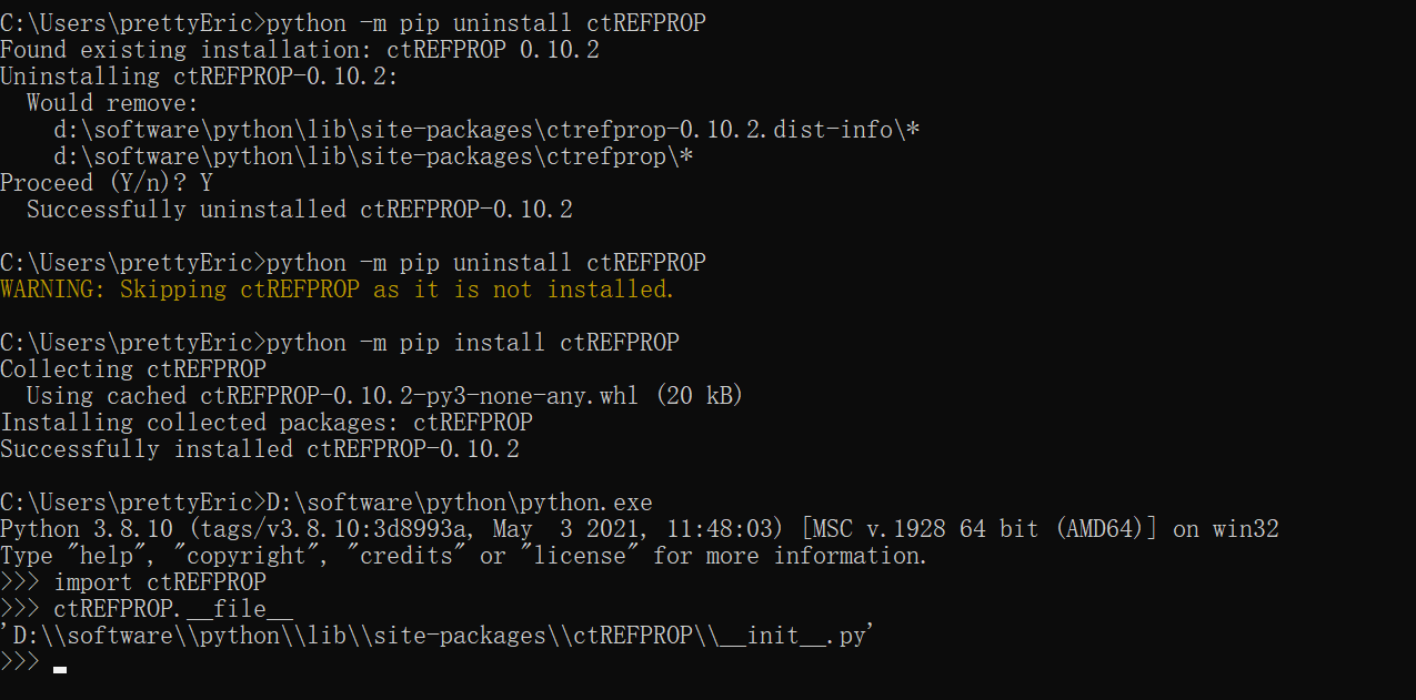 Unable to resolve the name · Issue #457 · usnistgov/REFPROP-wrappers ...
