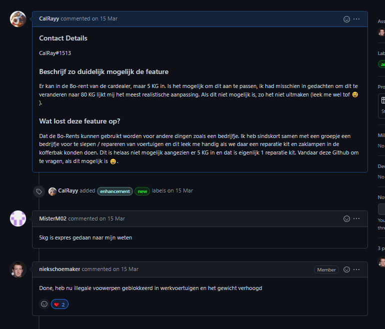 [Bug]: Bo rents (Graag spoedig mogelijk hier naar kijken) · Issue #1248 · Tedeapolis/development ...