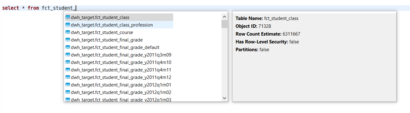 SQL autocomplete suggests and replaces a non-matching table name · Issue #19093 · dbeaver ...