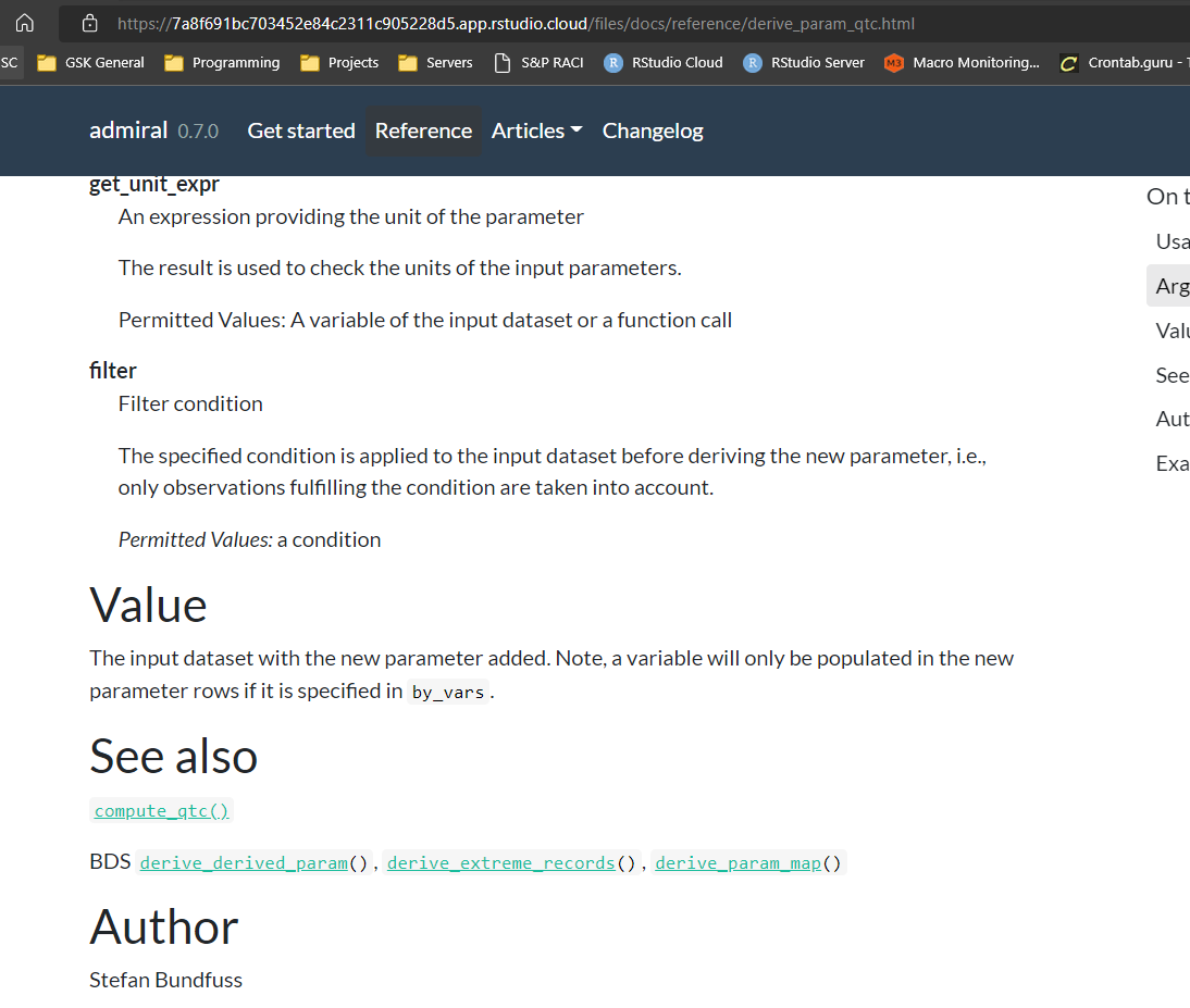 Documentation: Restructure Reference Page · Issue #1105 · pharmaverse/admiral · GitHub