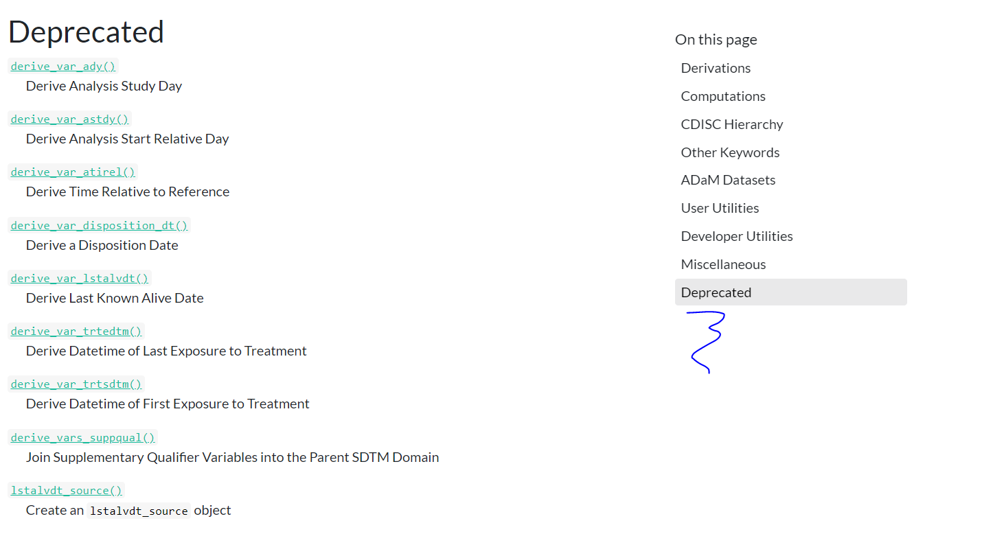 Documentation: Restructure Reference Page · Issue #1105 · pharmaverse/admiral · GitHub