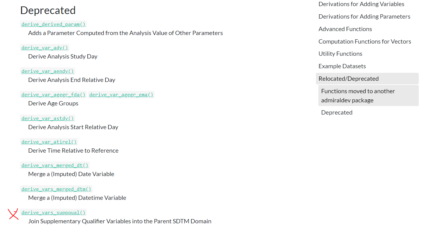 General Issue: Follow deprecation strategy for removing deprecated functions and identify ...
