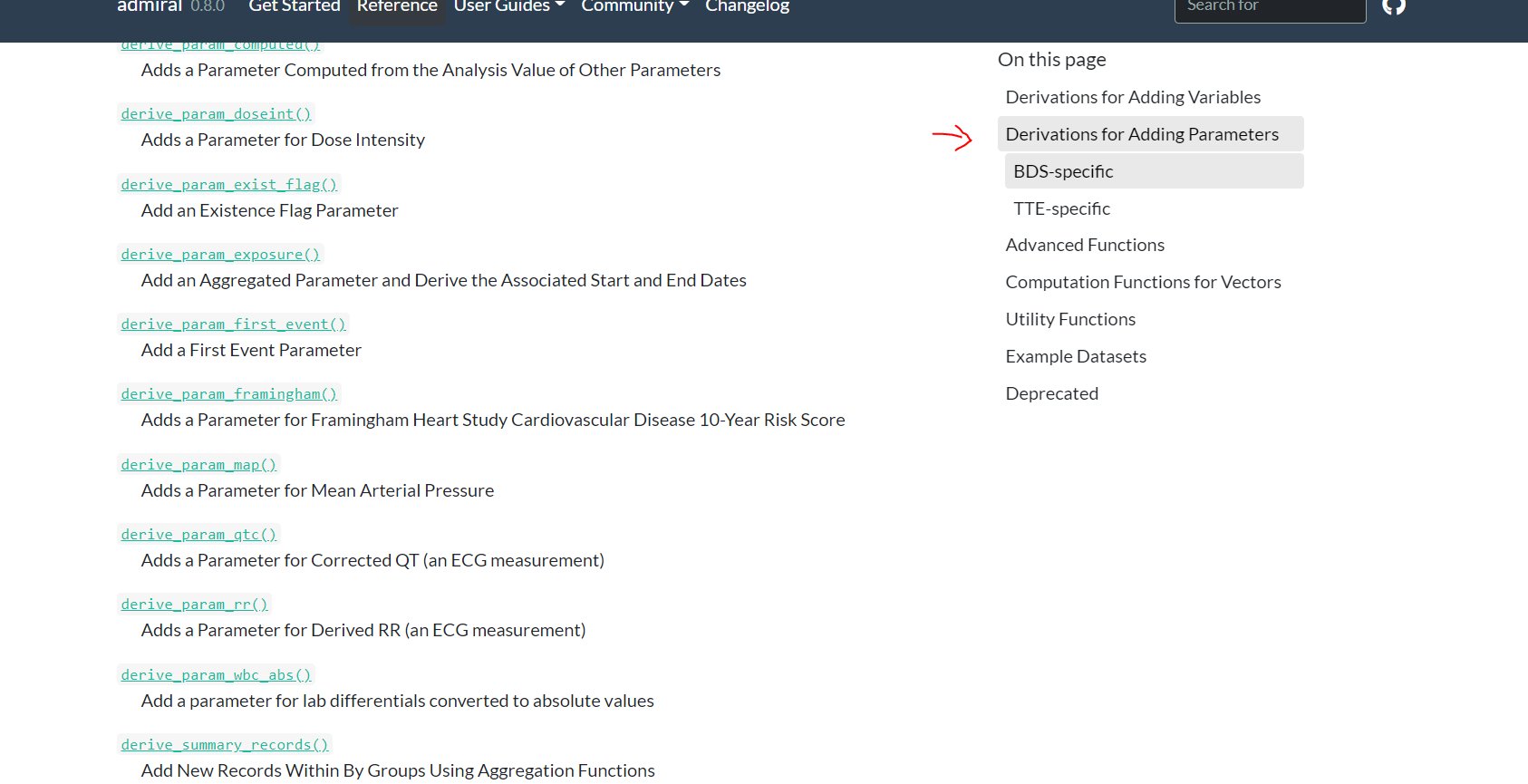 Documentation Update Deriveextremerecords And Derivesummaryrecords To Use Correct 0042