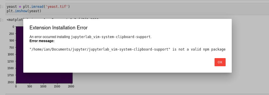 Extension manger fails if local folder matches extension name · Issue ...