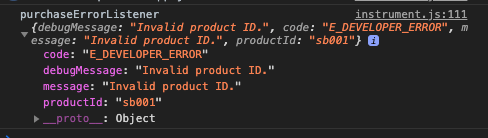 Invalid product ID when i try RNIap.requestPurchase('SKU') · Issue #1242 · hyochan/react-native ...