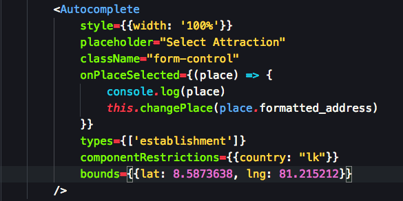 How to set bounds? · Issue #46 · ErrorPro/react-google-autocomplete · GitHub