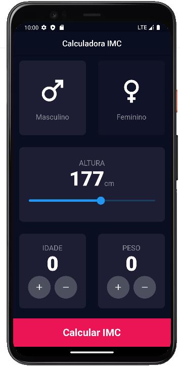 GitHub - MateusDilho/Calculadora-IMC: Aplicativo para calcular o IMC utilizando Flutter