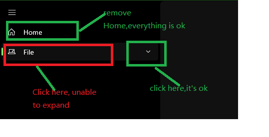 Bug Winui3 10 Preview 3 Navigationview Unable To Expand · Issue 6289 · Microsoftmicrosoft Ui
