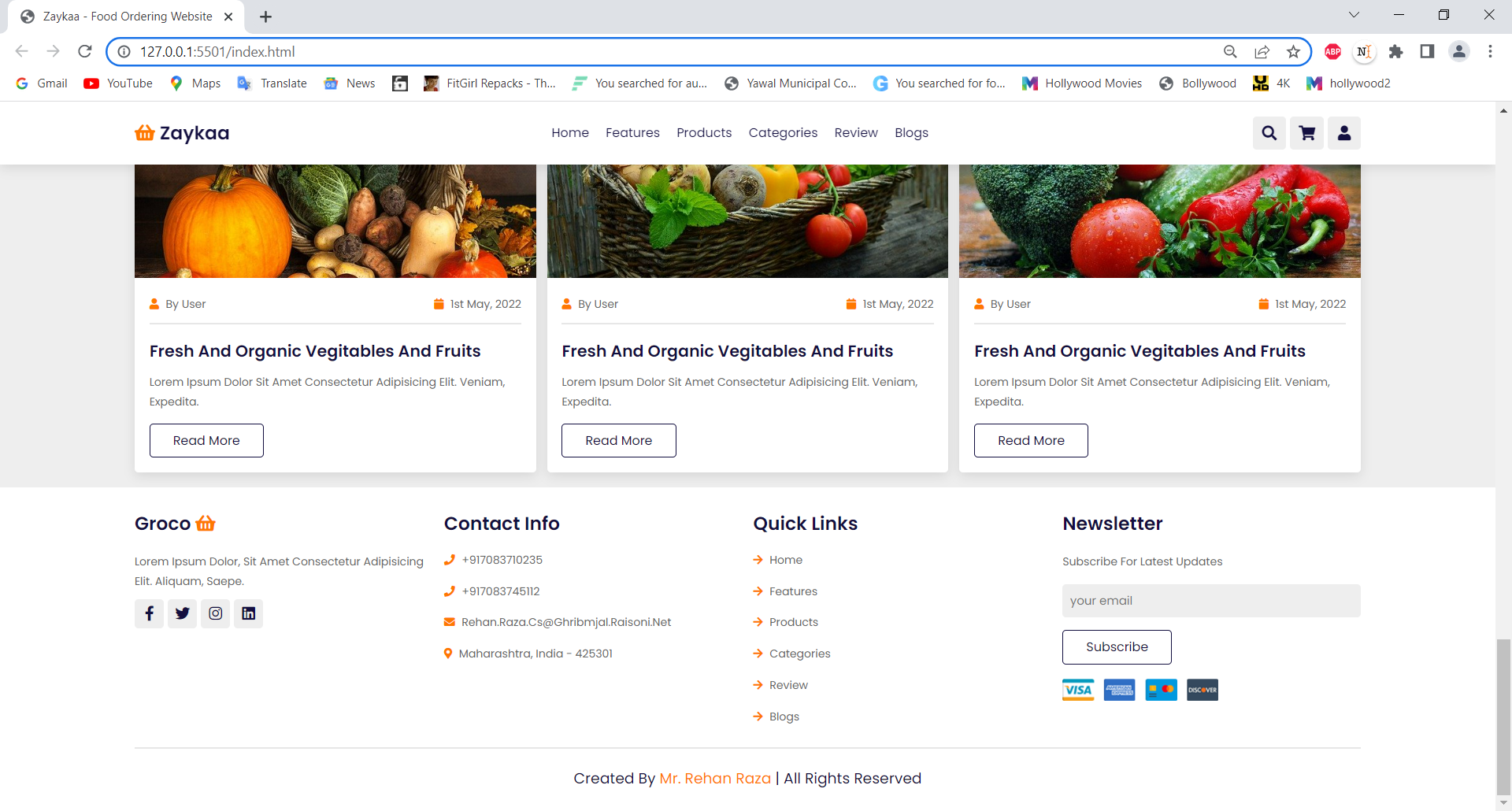GitHub - Rehan9718/ZAYKAA-Food-Ordering-Website: This Website Is ...